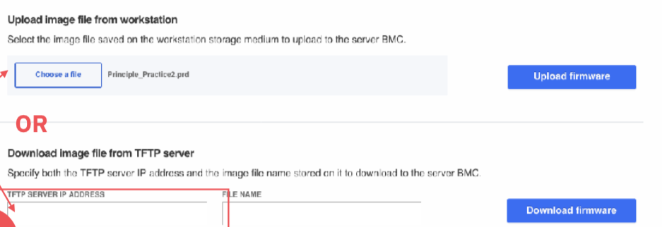 Firmware Move Upload Download To Top And Have Radio Button · Issue 34 · Openbmc Phosphor Webui