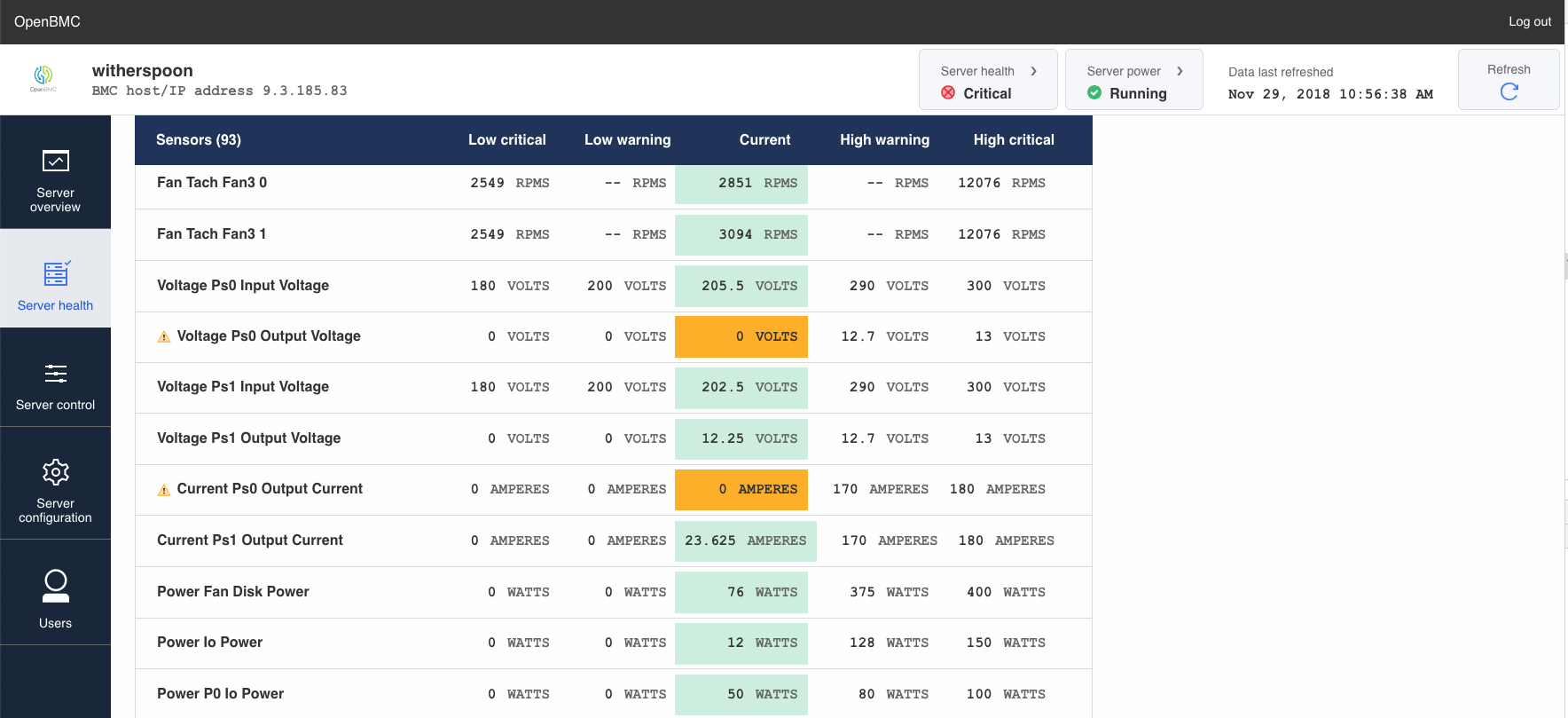 Fixed table header · Issue #28 · openbmc/phosphor-webui · GitHub