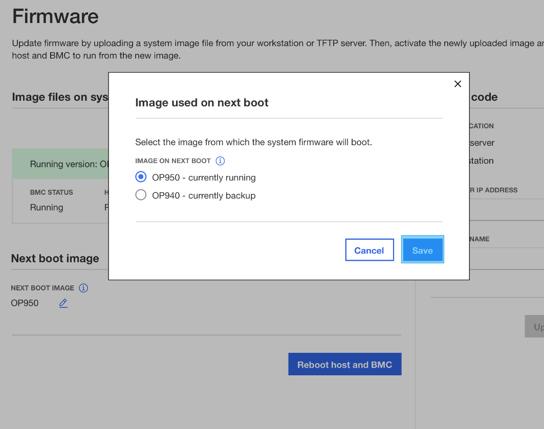 GUI : Design : Create consistent experience for shutdown & reboot operations · Issue #1155 · ibm ...