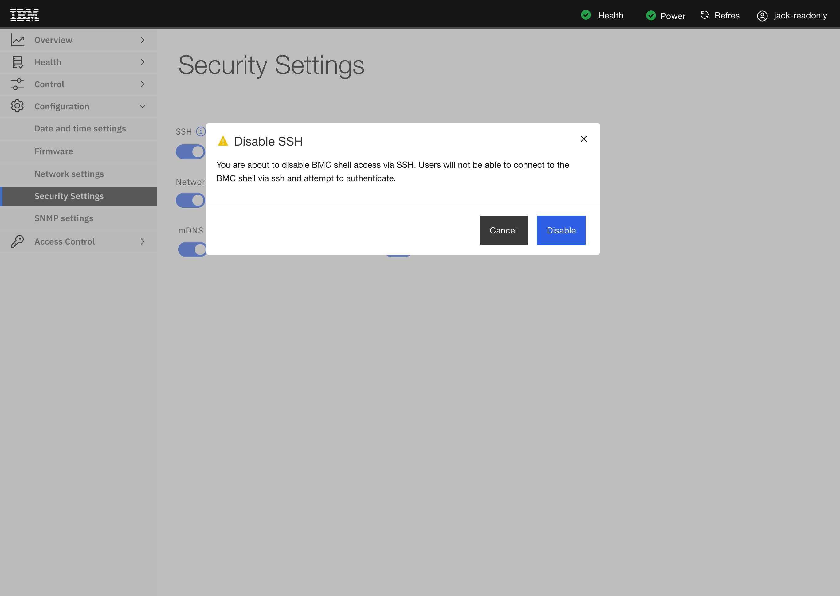 Security Settings · Issue #5 · openbmc/webui-vue · GitHub
