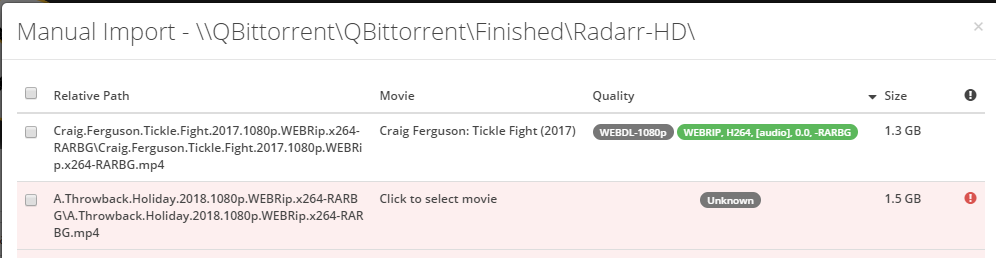 After upgrading to 0.2.0.1480 similar titles is reported as excact ...