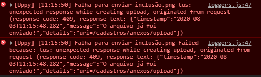 duplicate error message · Issue #2429 · transloadit/uppy · GitHub