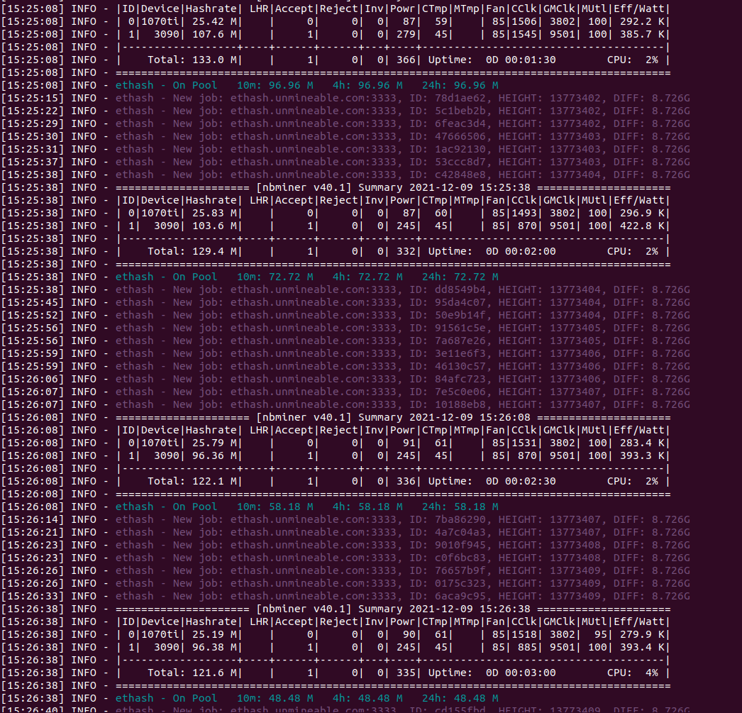 GPU power decreasing · Issue #695 · NebuTech/NBMiner · GitHub
