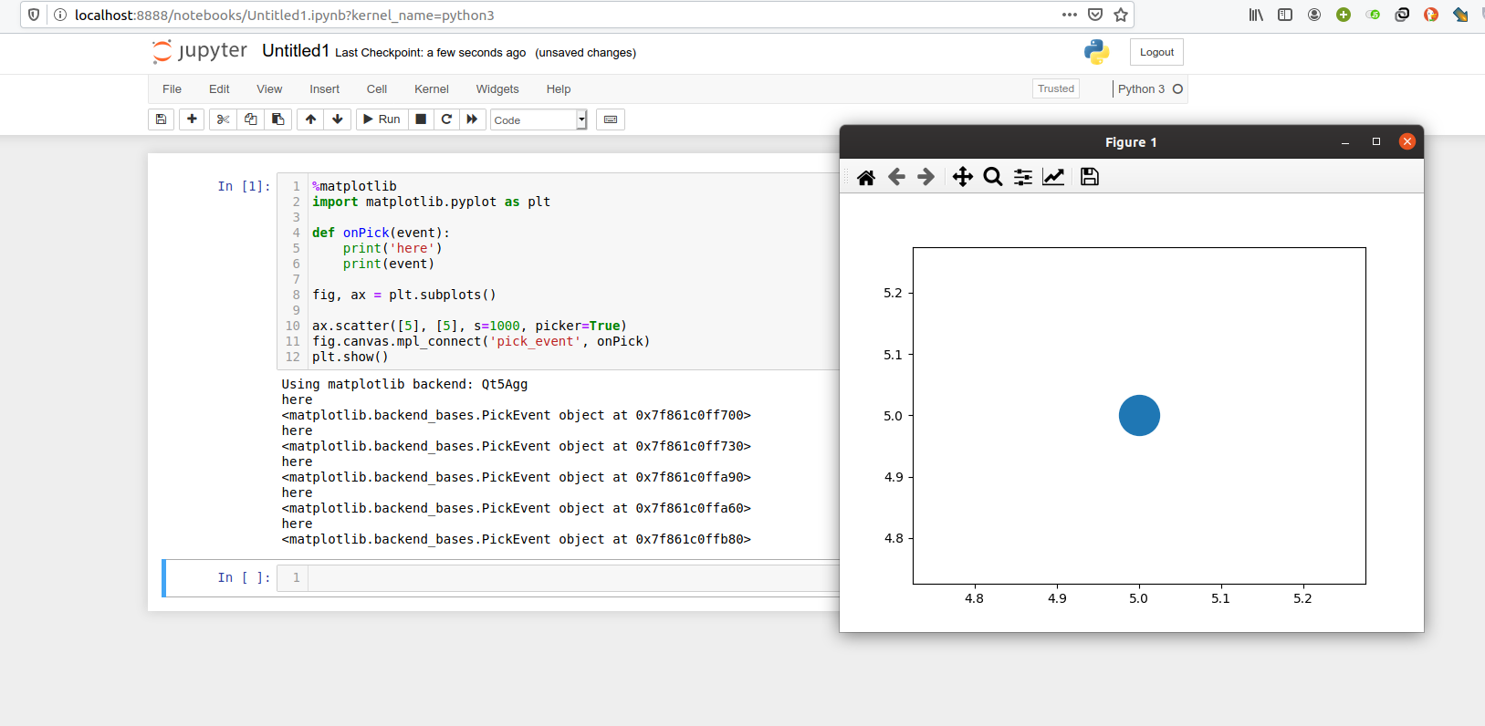 Matplotlib Callbacks Not Working On VSCode Jupyter Extension Issue