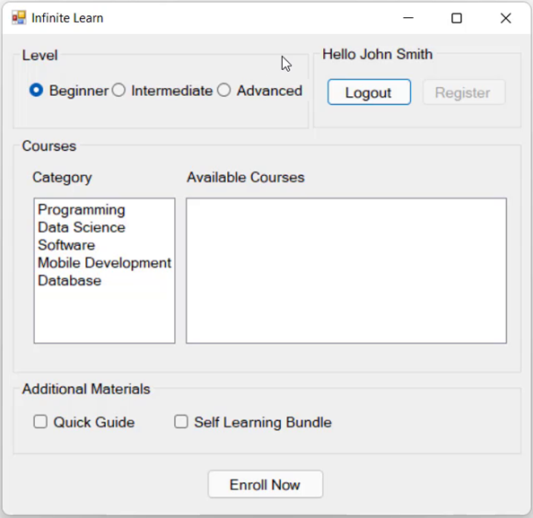GitHub - pabasar/InfiniteLearn: InfiniteLearn - Student Enrollment ...