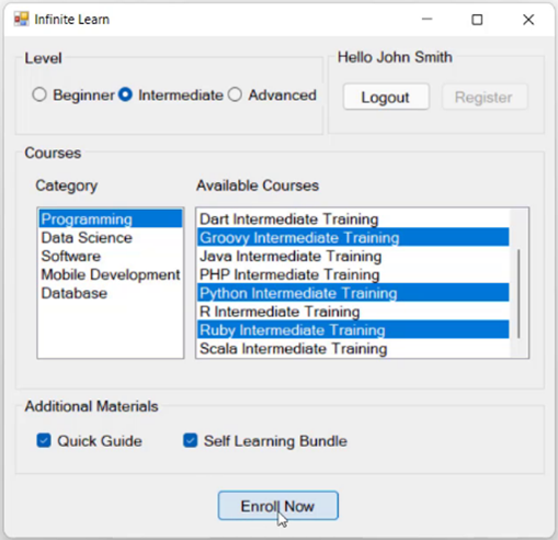 GitHub - pabasar/InfiniteLearn: InfiniteLearn - Student Enrollment ...
