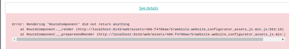 Router Cant Be Started With Url Containing Query String Andor Fragment · Issue 863 · Odooowl