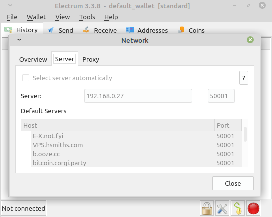 Electrum not connecting to Electrs · Issue #1131 · raspiblitz/raspiblitz · GitHub