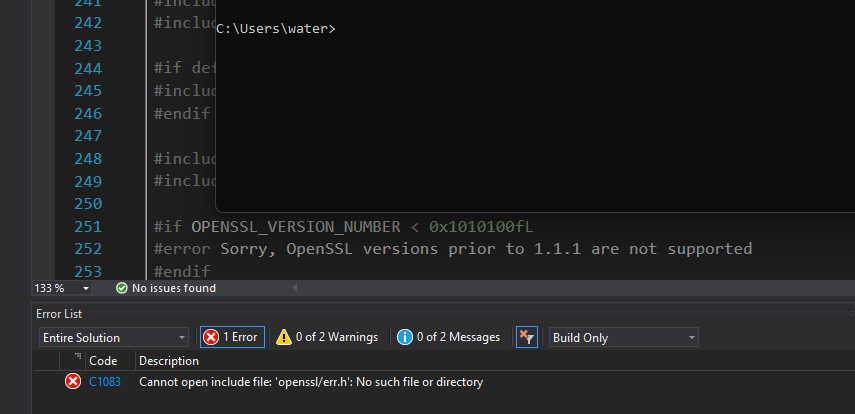Cannot open include file: 'opensll/err.h' No such file or directory · Issue #9 · heysurfer ...