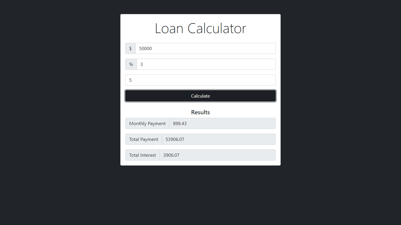 GitHub Krishansingh1 Loan Calculator Loan Calculator