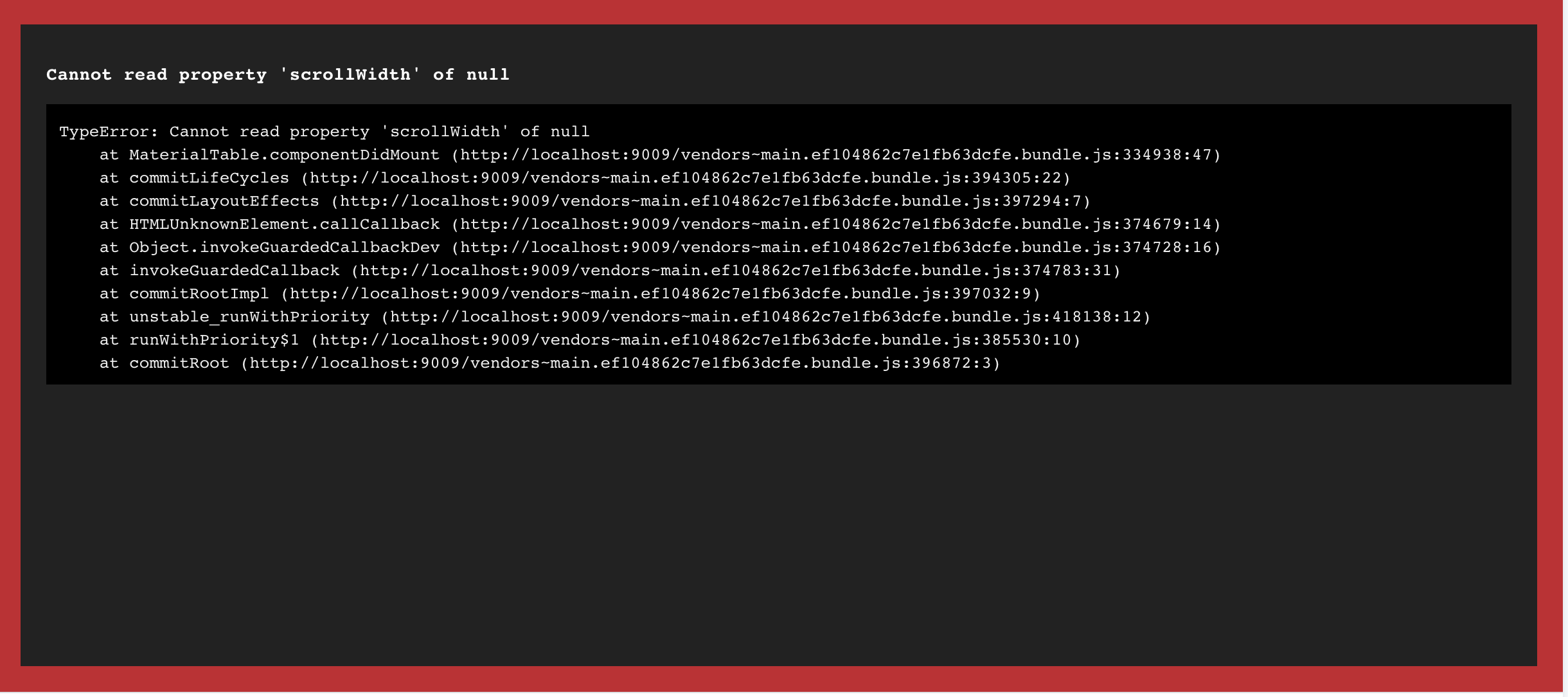 Table Does Not Display Icons When In Storybookjs · Issue 2549 · Mbrnmaterial Table · Github