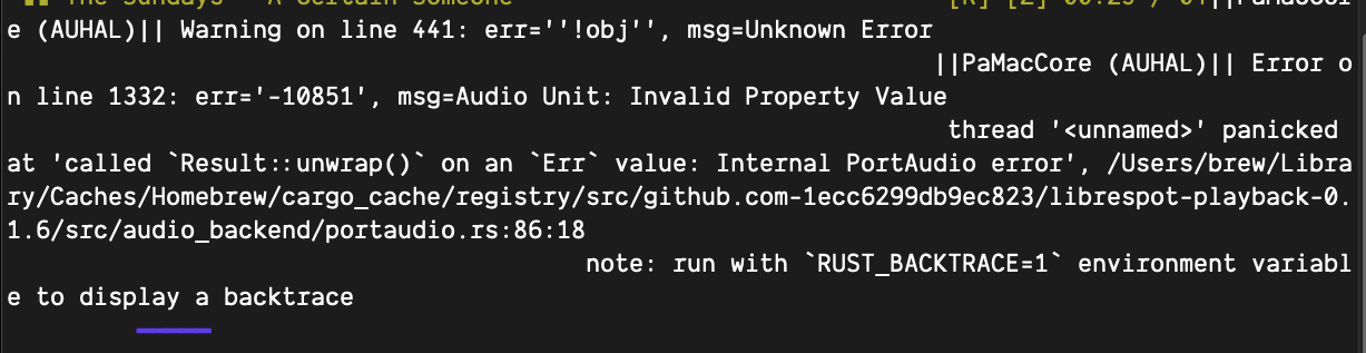 App crash when bluetooth headphones disconnect · Issue #504 · hrkfdn/ncspot · GitHub