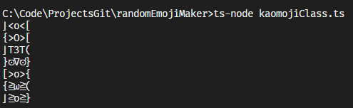 GitHub - SinghChinmay/random-kaomoji-Maker