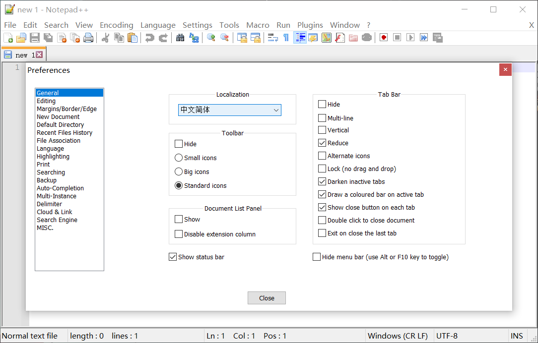 7.9.2切换中文界面没有反应 · Issue #9438 · notepad-plus-plus/notepad-plus-plus ...