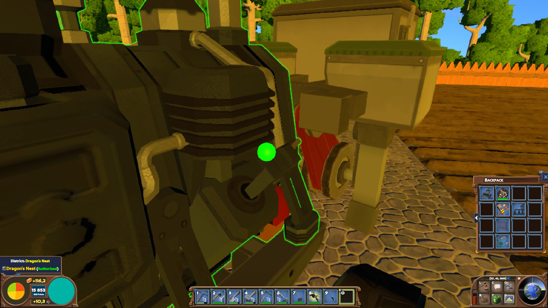 USER ISSUE: Steam Tractor Sower - floating · Issue #8023 · StrangeLoopGames/EcoIssues · GitHub