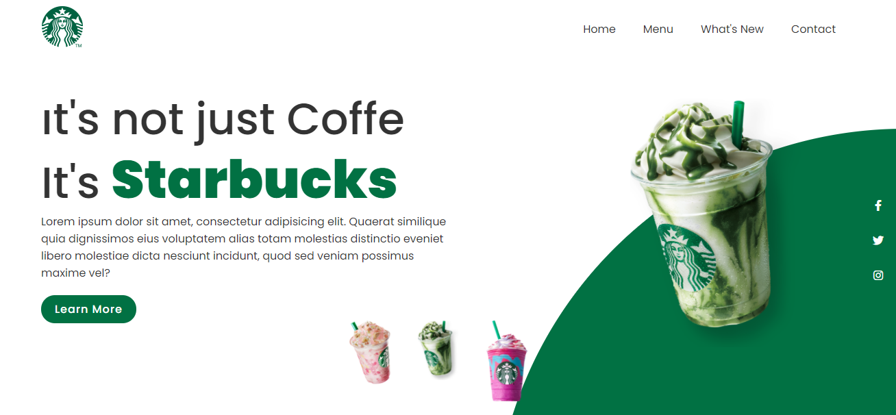 GitHub - deryadenizballi/starbucks-landing-page