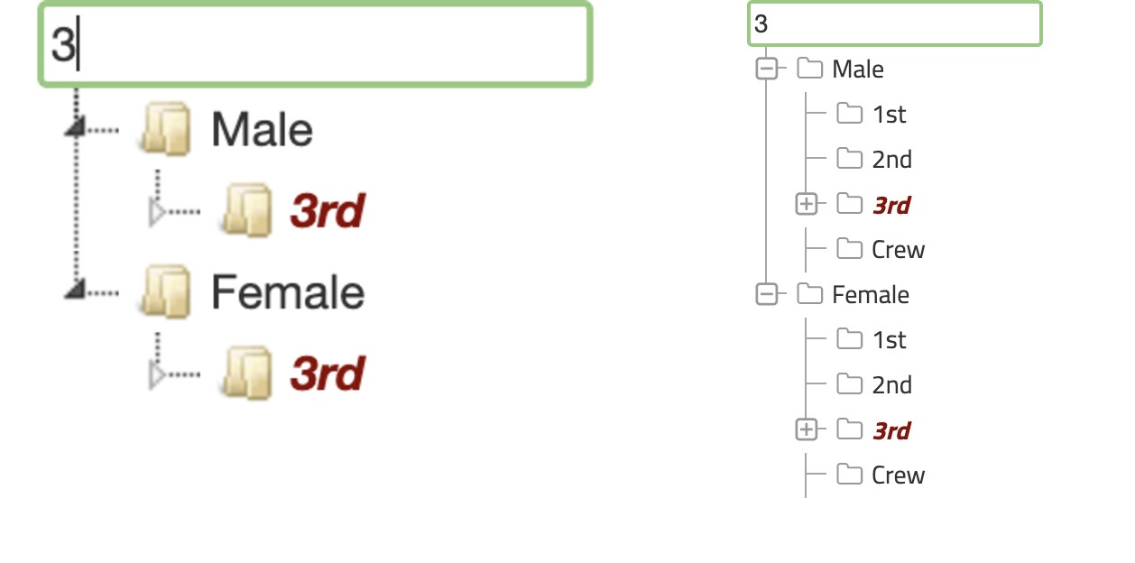 The search feature does not work as expected when proton theme is selected · Issue #113 ...