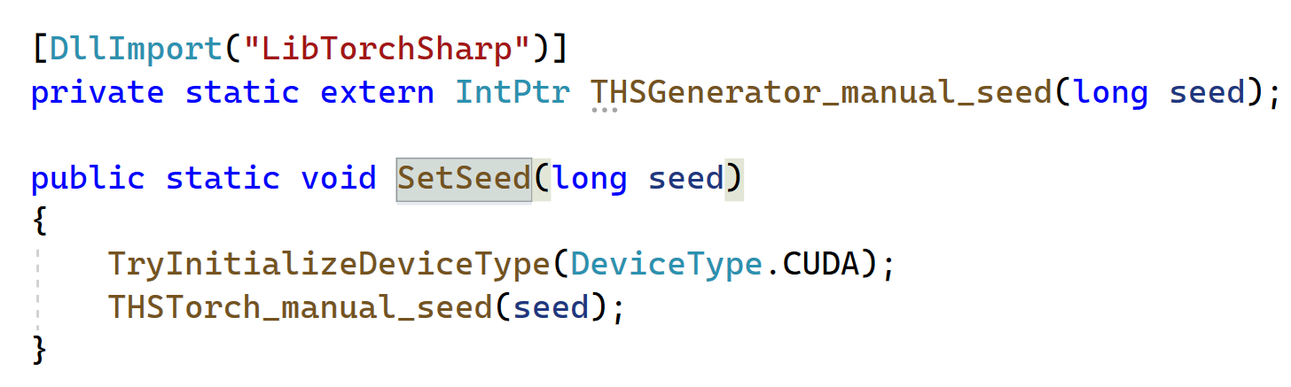 Consistency with torch.manual_seed(1234) instead of Torch.SetSeed(1234)? · Issue #296 · dotnet ...