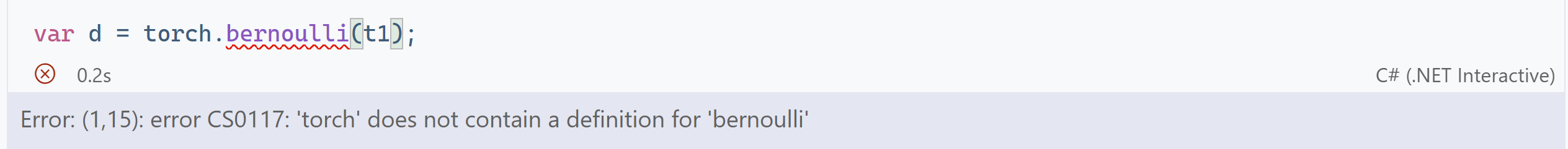 Random number from uniform distribution works but not bernoulli : pytorch versus TorchSharp in ...