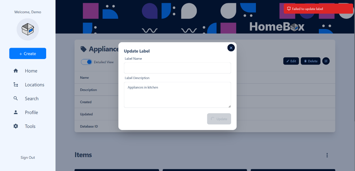 Application does not revert the loading state of the “Update” button · Issue #483 · hay-kot ...