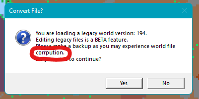 Typo in legacy warning message · Issue #1584 · TEdit/Terraria-Map-Editor · GitHub