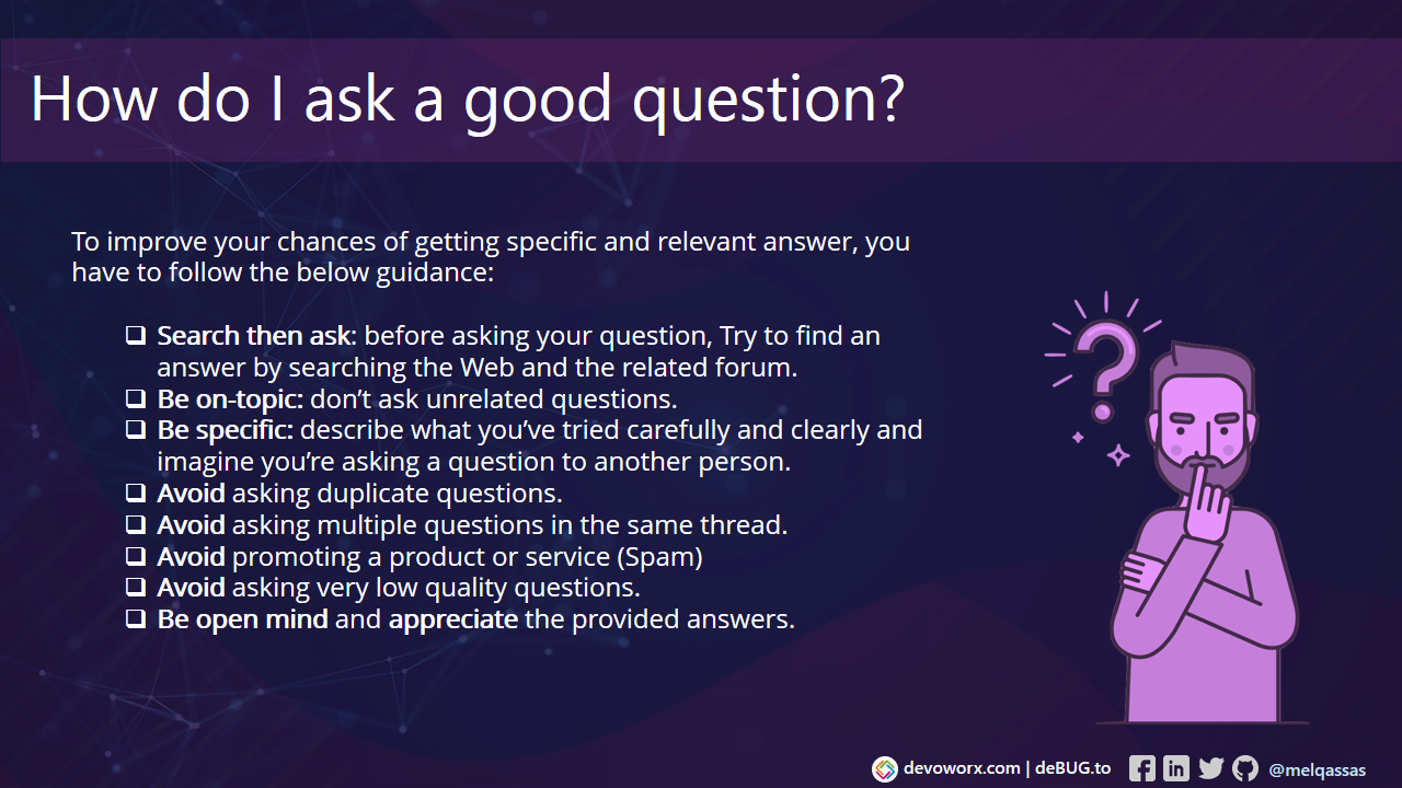 Any rules for writing our questions? · Issue #2 · MohamedRadwan-DevOps ...