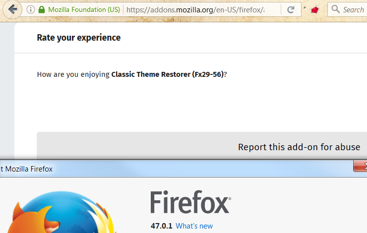 addons.mozilla.org - rate addon is broken for FF v52 · Issue #21185 · webcompat/web-bugs · GitHub