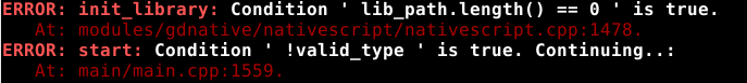 Godot Server Fails To Load Gdnative Libraries In C · Issue 28938 · Godotenginegodot · Github