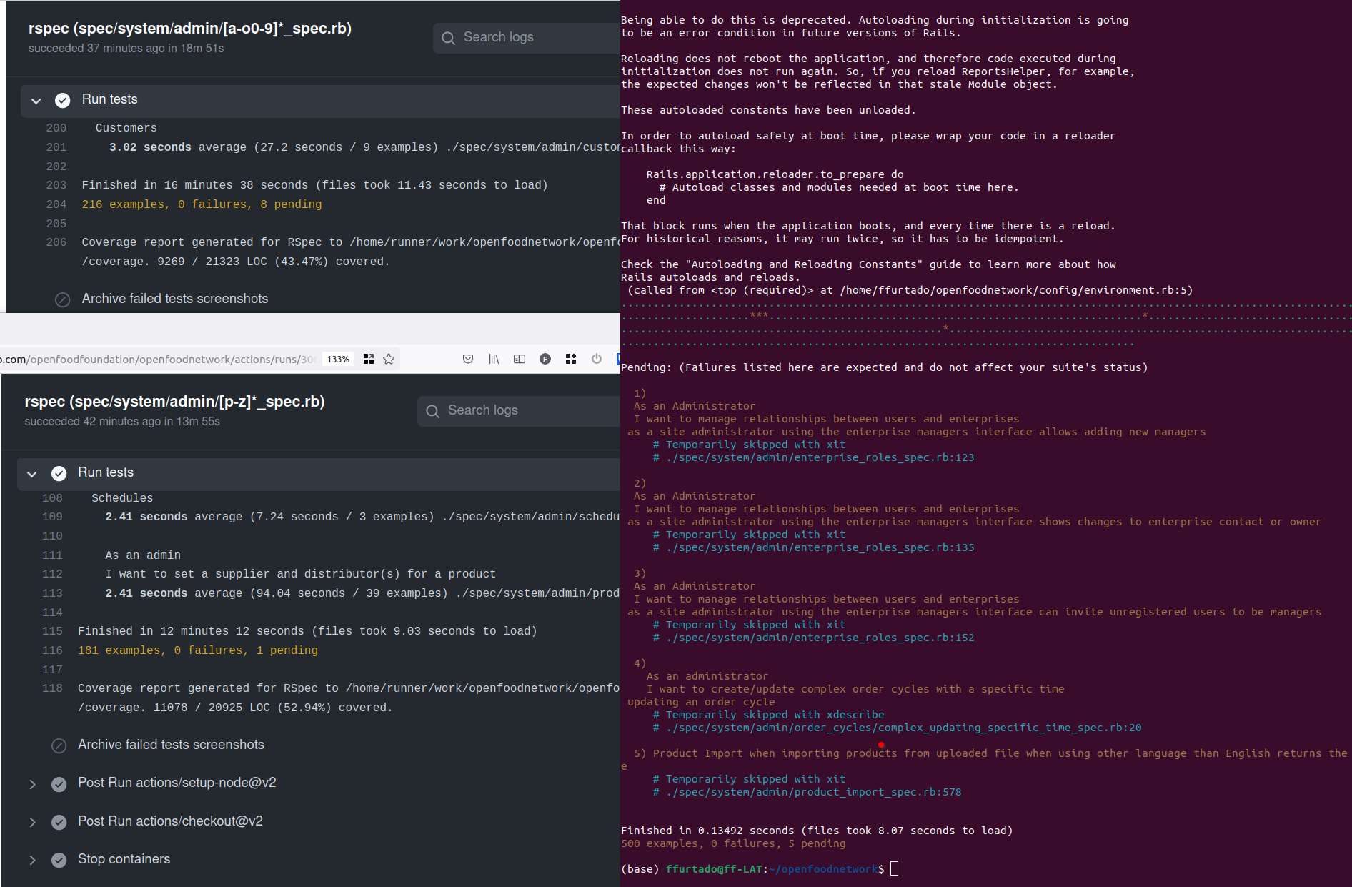 CI not running all specs · Issue #9676 · openfoodfoundation/openfoodnetwork · GitHub