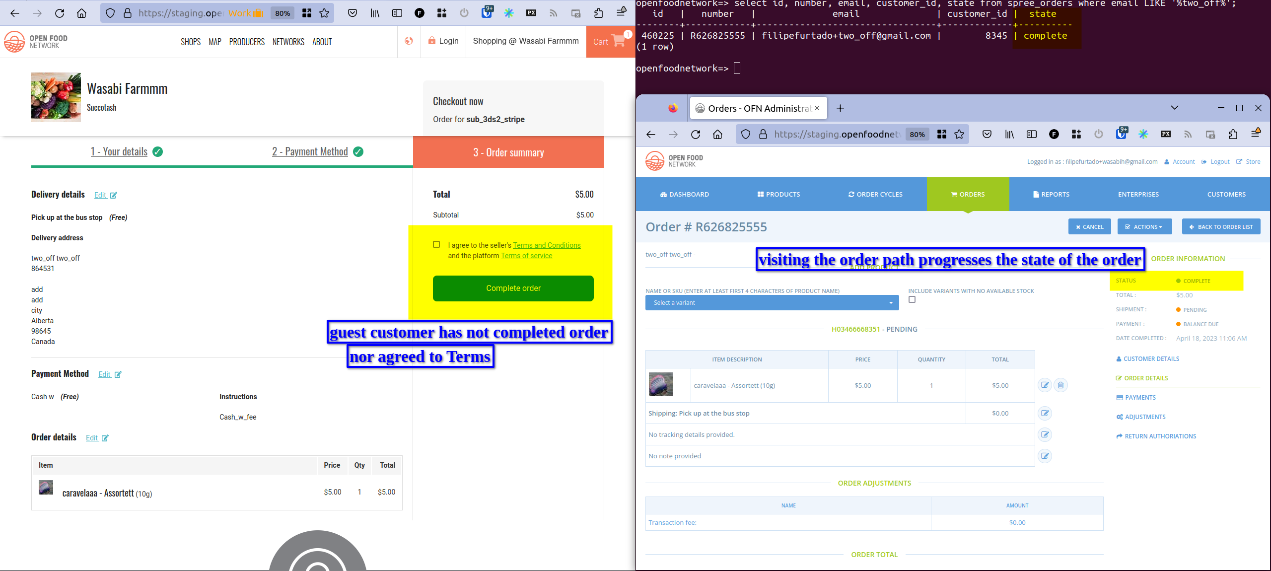 [Checkout][BO orders] Viewing an order in state "confirmation" changes the state to "complete ...