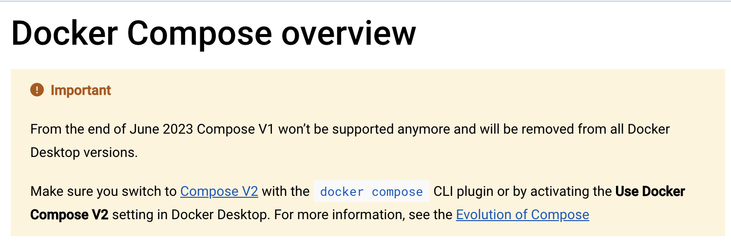 'docker compose' instead of 'docker-compose' · Issue #29542 · apache/airflow · GitHub