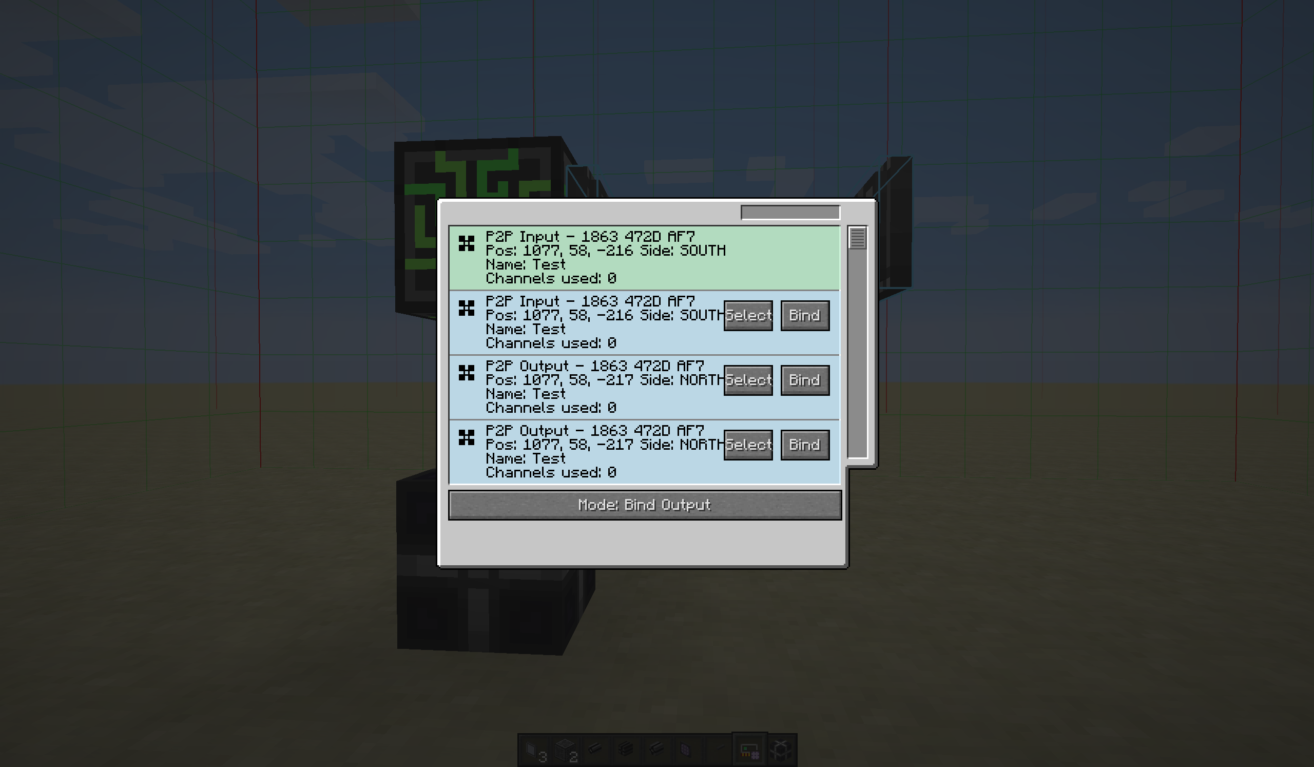 AE2/BetterP2P: displayed P2P Tunnel entries duplicated when in same ...