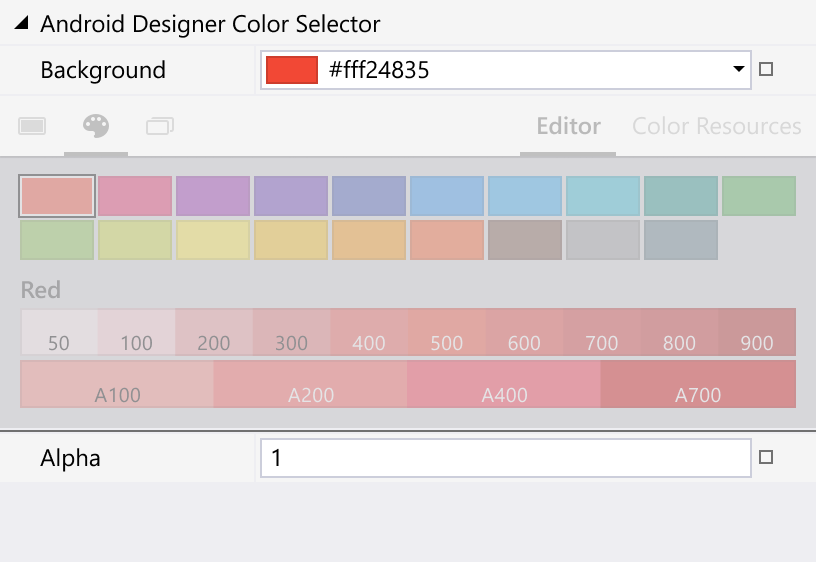 Windows Material color selector · Issue #136 · xamarin/Xamarin.PropertyEditing · GitHub