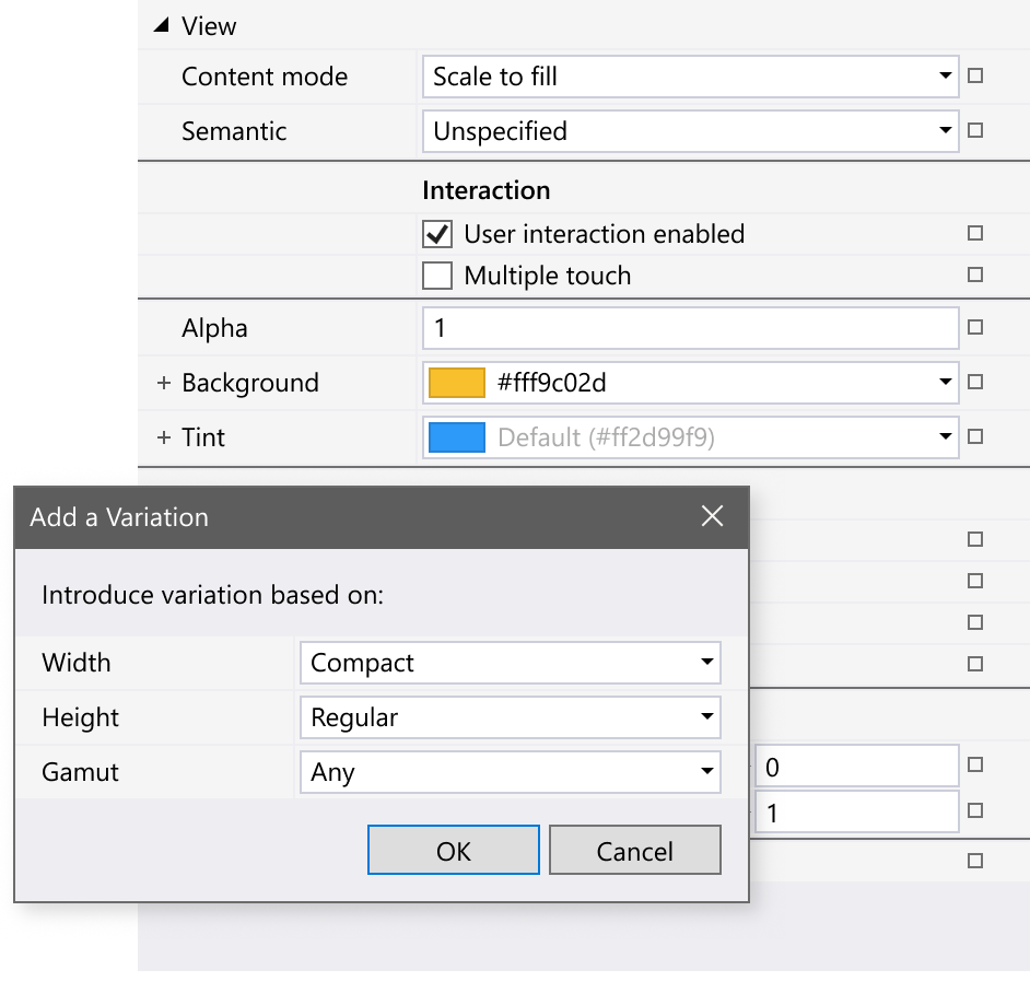 Windows Property Variations · Issue #95 · xamarin/Xamarin.PropertyEditing · GitHub