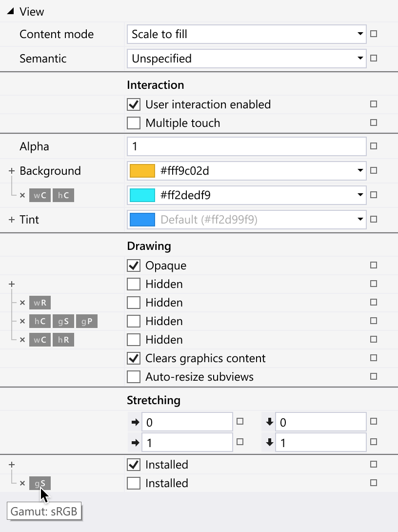 Windows Property Variations · Issue #95 · xamarin/Xamarin.PropertyEditing · GitHub
