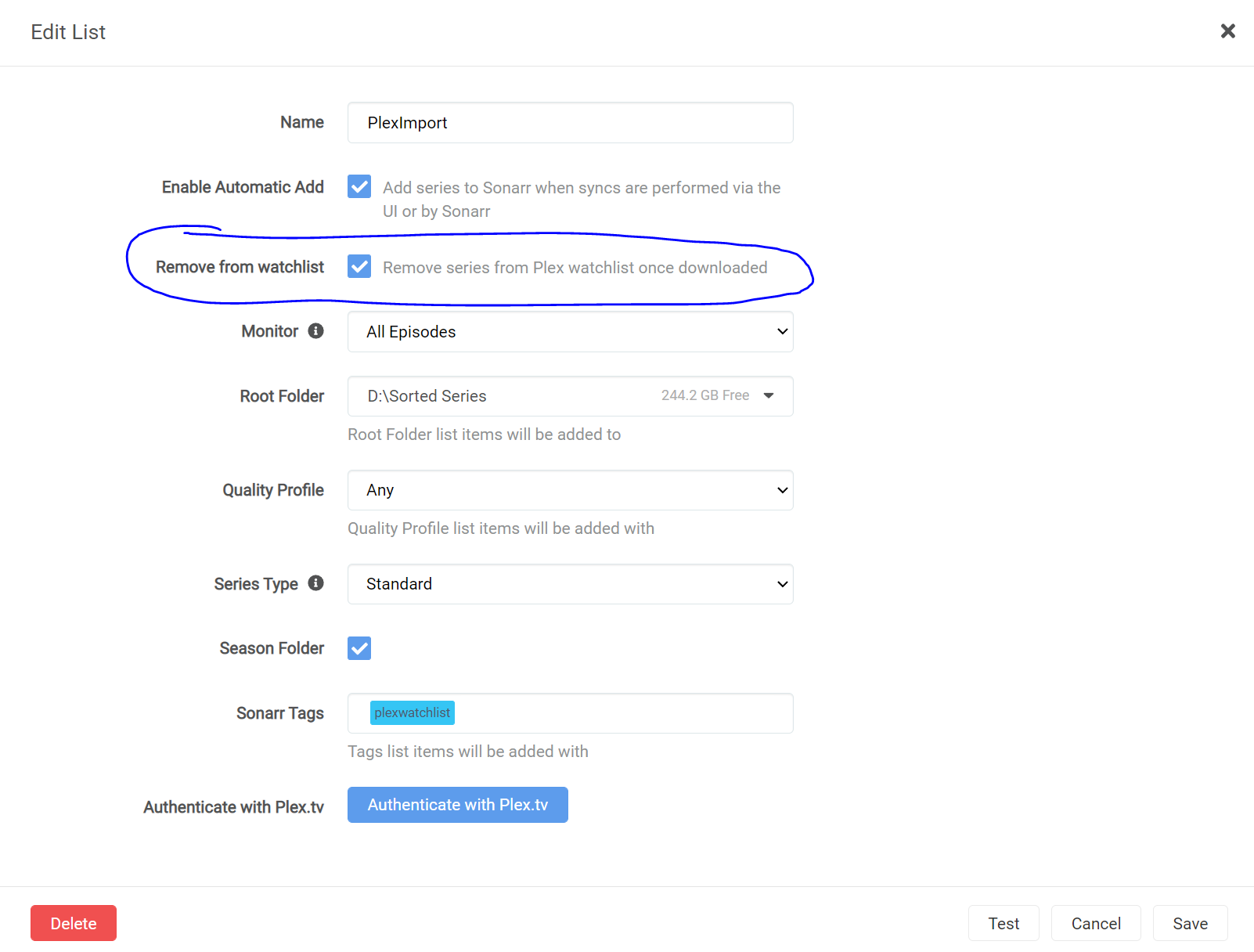 Remove item from plex watchlist once downloaded or ignore item from future list imports · Issue ...