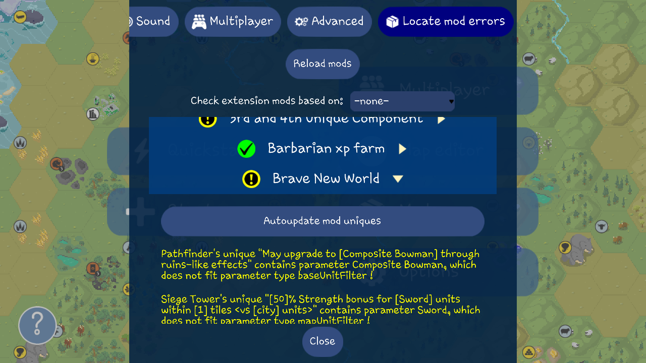 UI/Screen bug when using experimental rendering improvements. · Issue #8704 · yairm210/Unciv ...