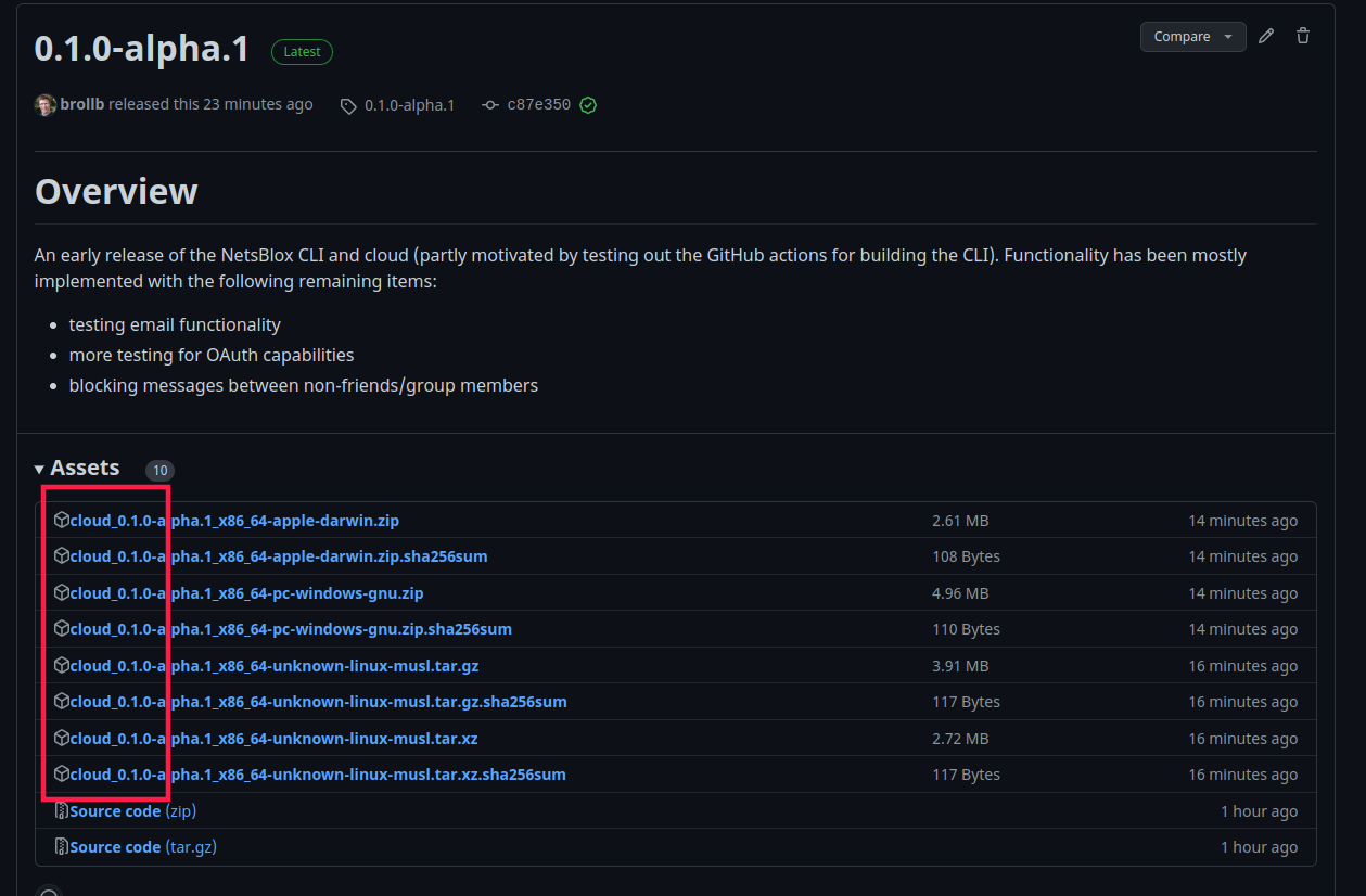 Fix The Name Of The Released Archives For The Netsblox Cli · Issue 27