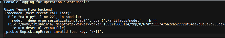 Invalid Load Key In Cifar10 Example · Issue 1214 · Deepforge Devdeepforge · Github