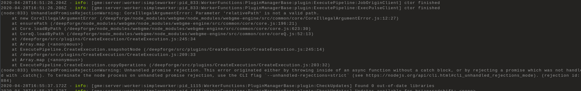 Coreillegalargumenterror When Running Pipeline · Issue 1674 · Deepforge Devdeepforge · Github