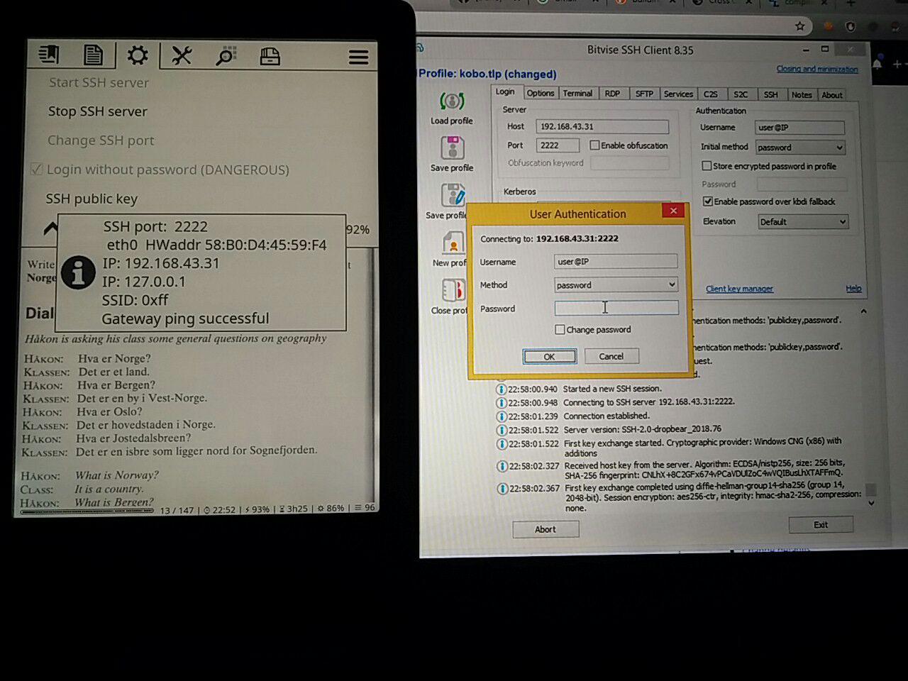 SSH Login DOES work; SFTP works too :) · Issue #5394 · koreader ...