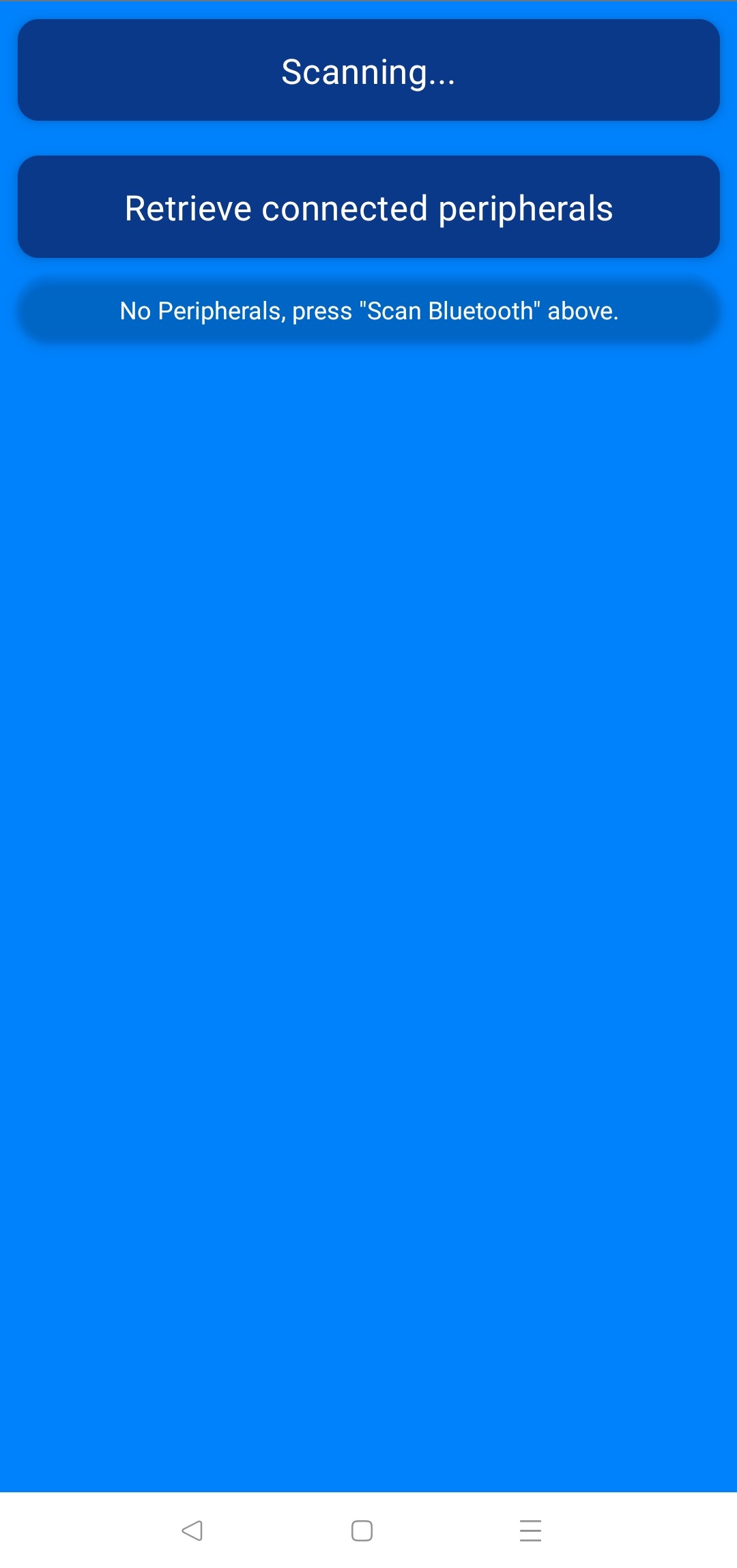 Scan sometimes doesn't find anything · Issue #1019 · innoveit/react-native-ble-manager · GitHub