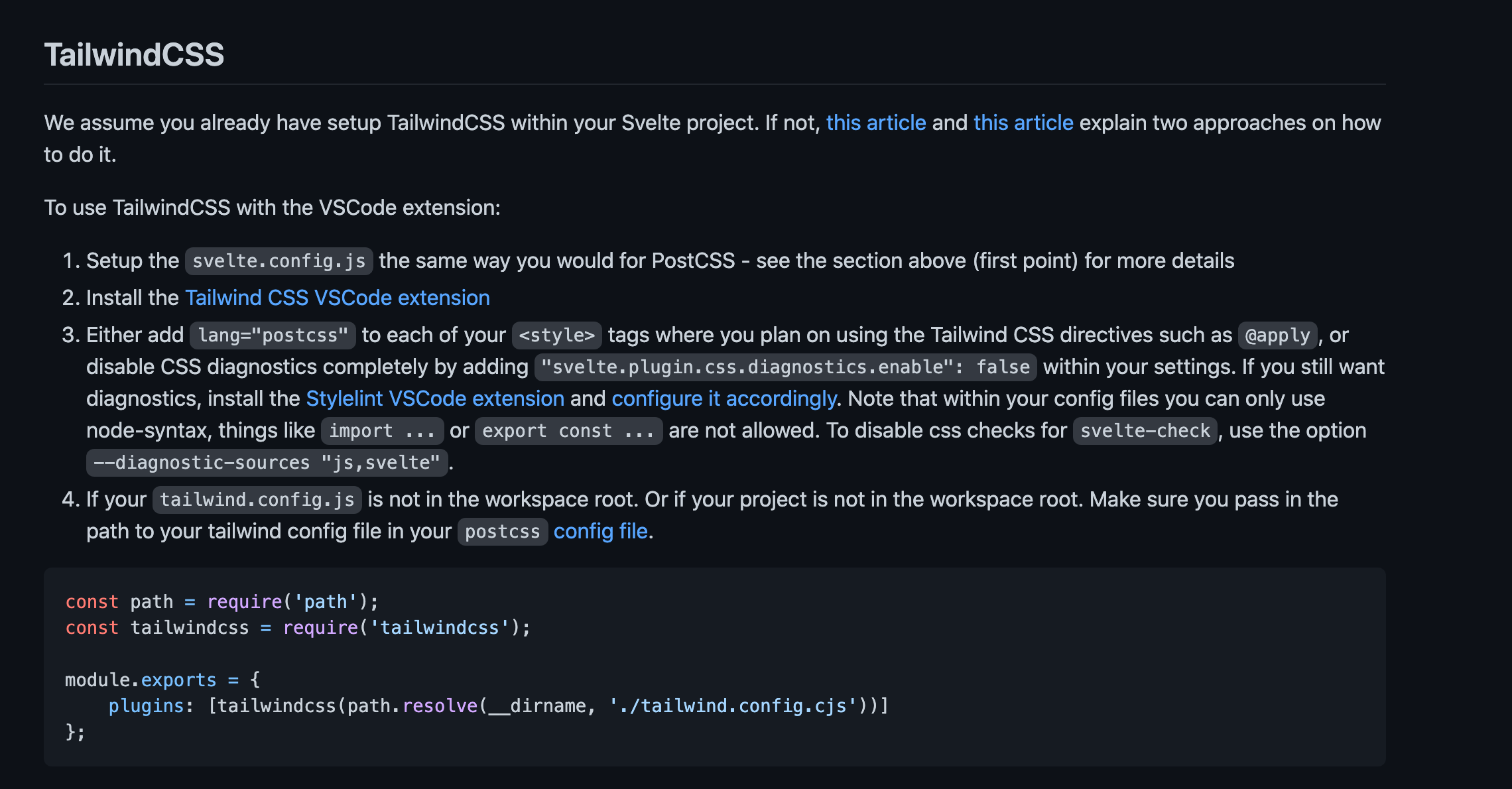 Semicolon Or Block Is Expected Tailwind · Issue 1658 · Sveltejs Language Tools · Github