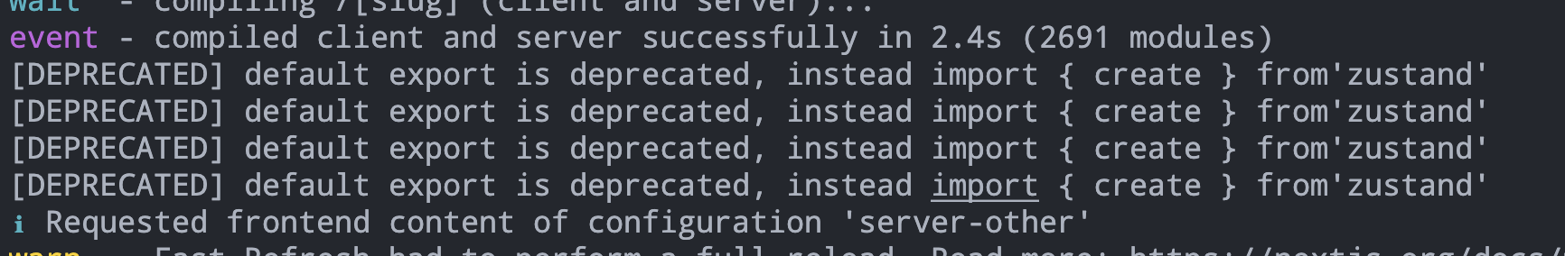 fix zustand default export · Issue #696 · ajnart/homarr · GitHub
