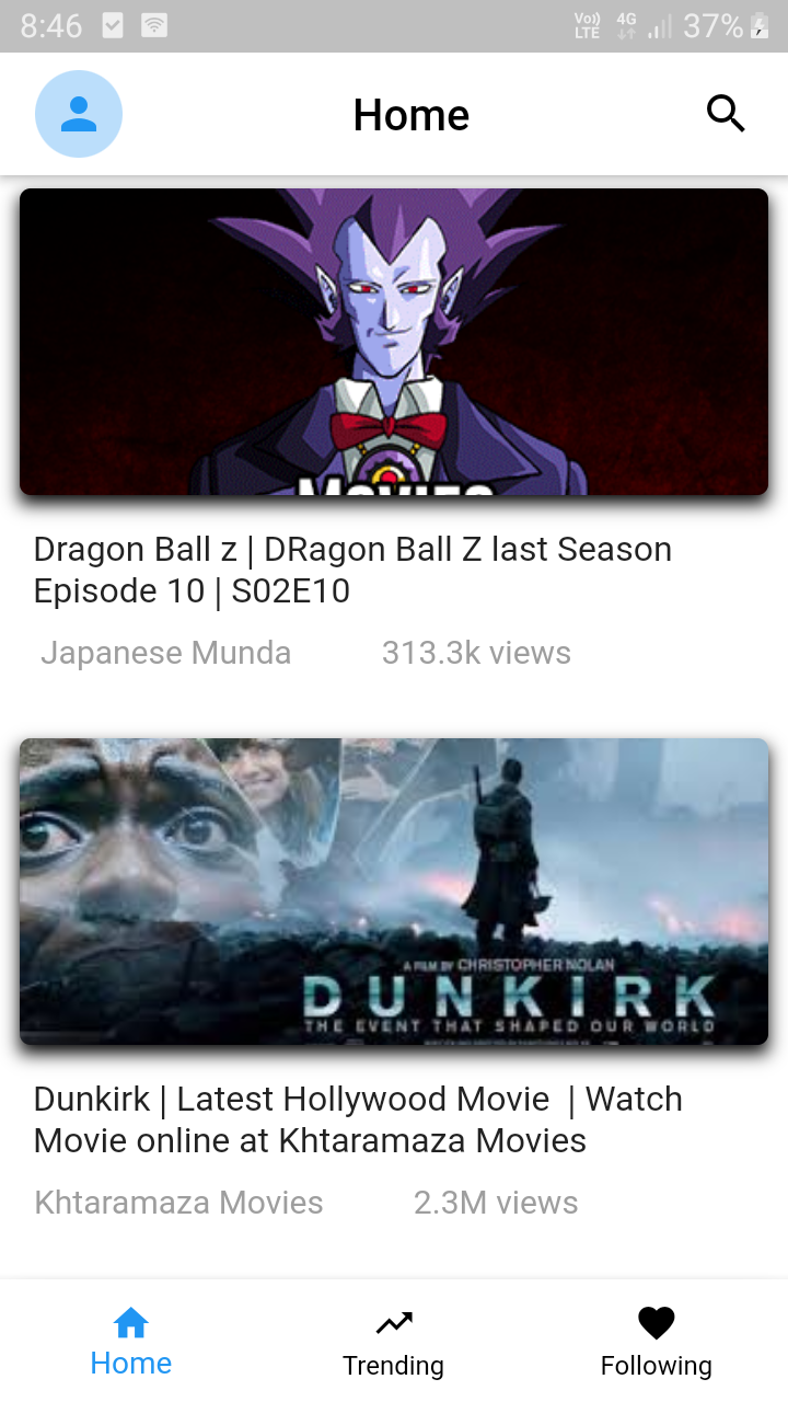 GitHub - junedr375/flutter-YouTubeclone