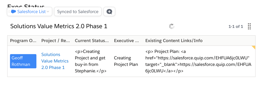 "Salesforce List" Live App doesn't decode rich text field values in Quip · Issue #82 · quip/quip ...