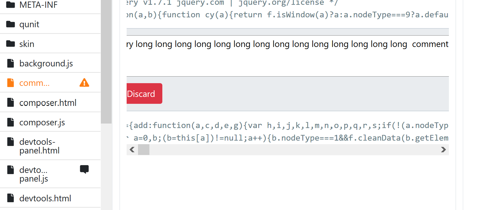 Long Lines Of Code Do Not Wrap In Browse · Issue 1375 · Mozillaaddons Code Manager · Github