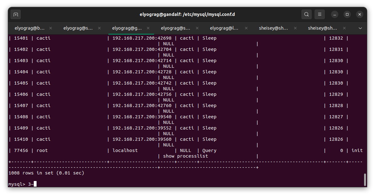 Cacti 1.2.25 is making too many connections to MySQL · Issue #5401 · Cacti/cacti · GitHub