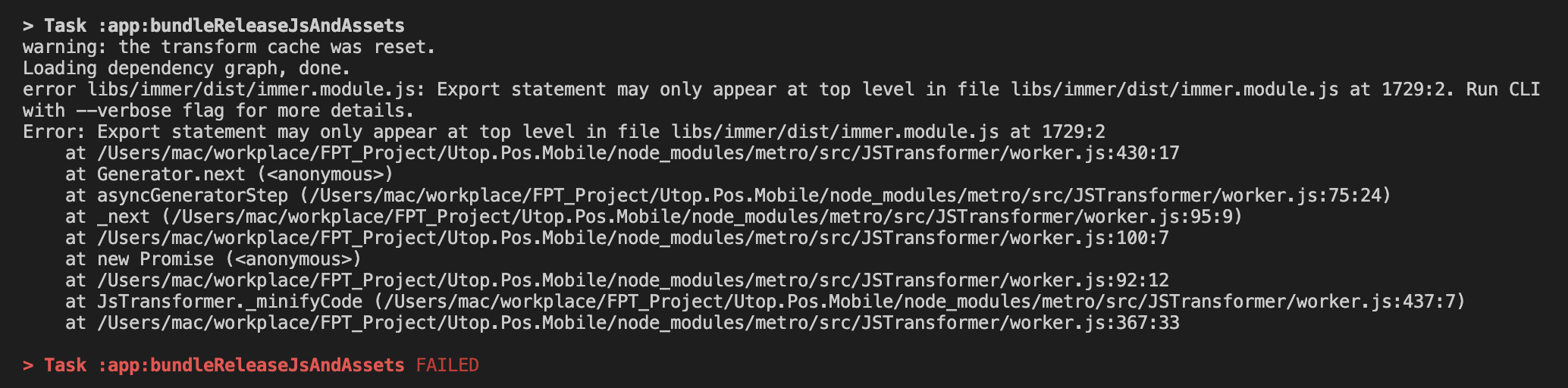 Export statement may only appear at top level in file... · Issue #892 · immerjs/immer · GitHub
