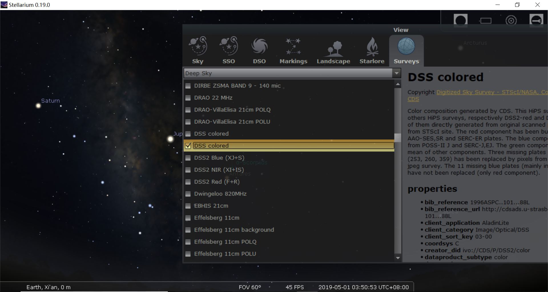 I can't open deep sky modes in Syrveys like DSS colored · Issue #671 ...